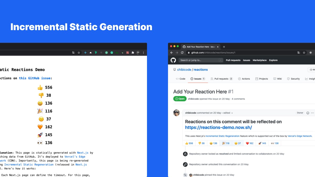 Kickstart – Next.js 9.5 - Stable Incremental Static Regeneration Kickstart – Next.js 9.5 - Stable Incremental Static Regeneration