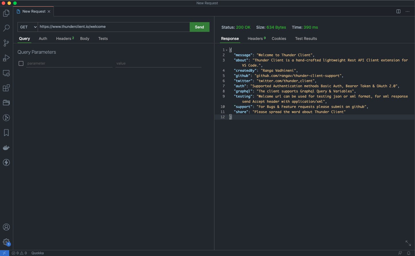 Test Your Api Endpoints In Vs Code With Thunderclient Kim Grytøyr