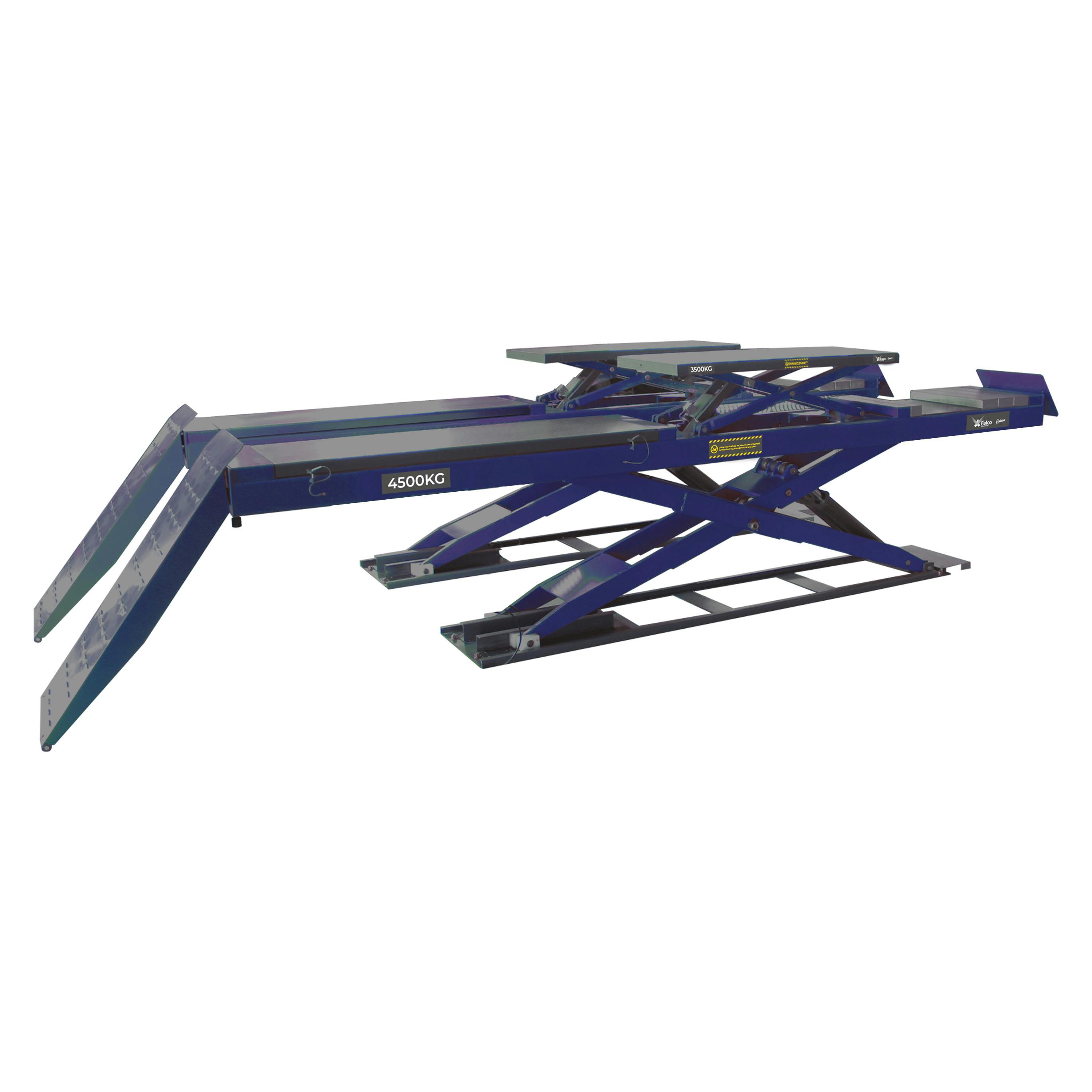 Dubbele schaarlift uitlijn 4500kg 400V Kopen | Kippers Rijssen