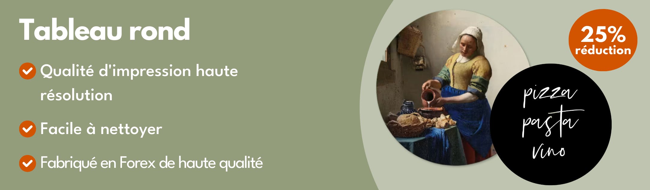 Tableau rond | Donne un aspect spécial | Commandez maintenant sur Kitchenyeah