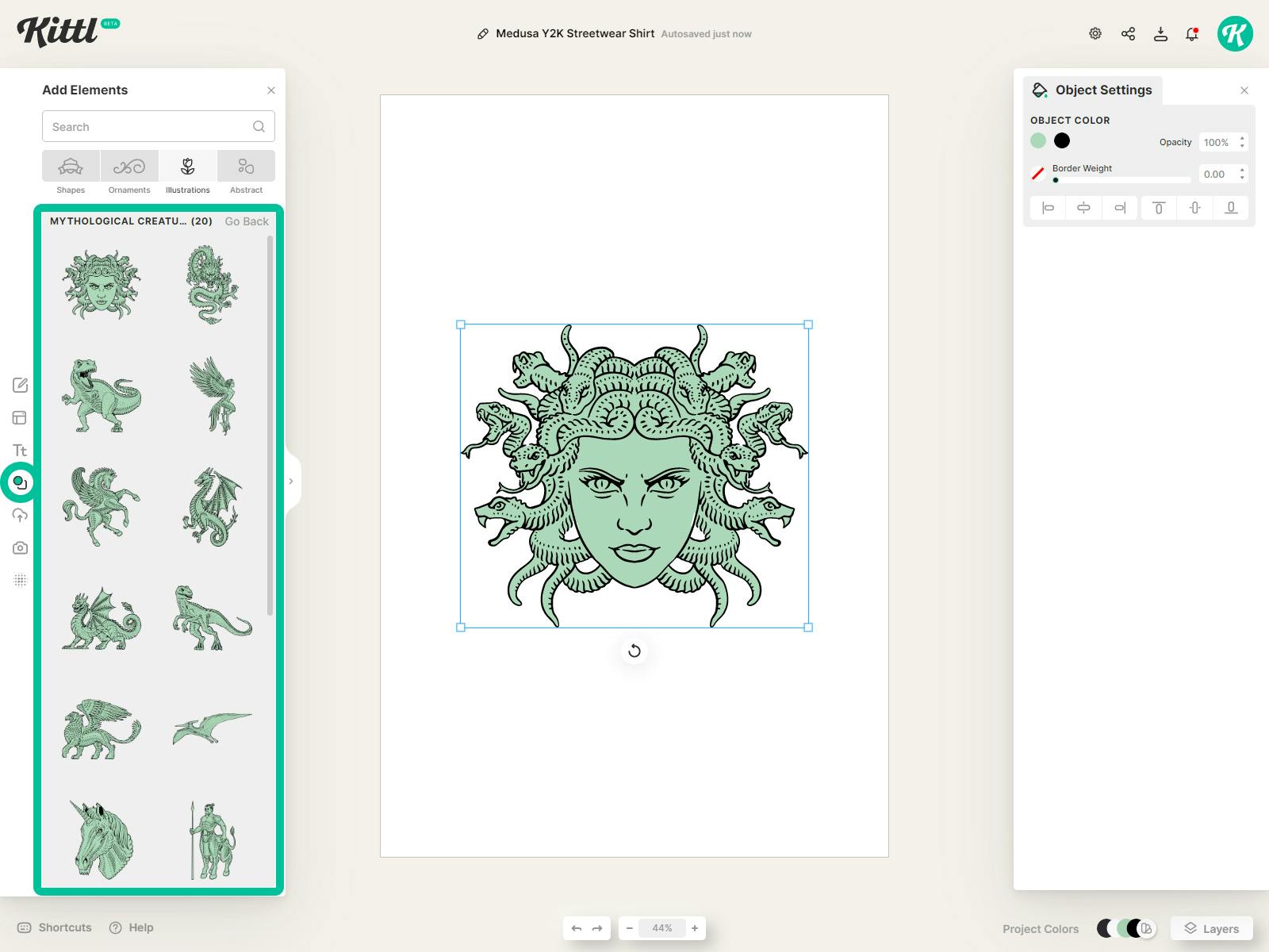 Easily Make Y2K Streetwear Apparel Designs | kittl