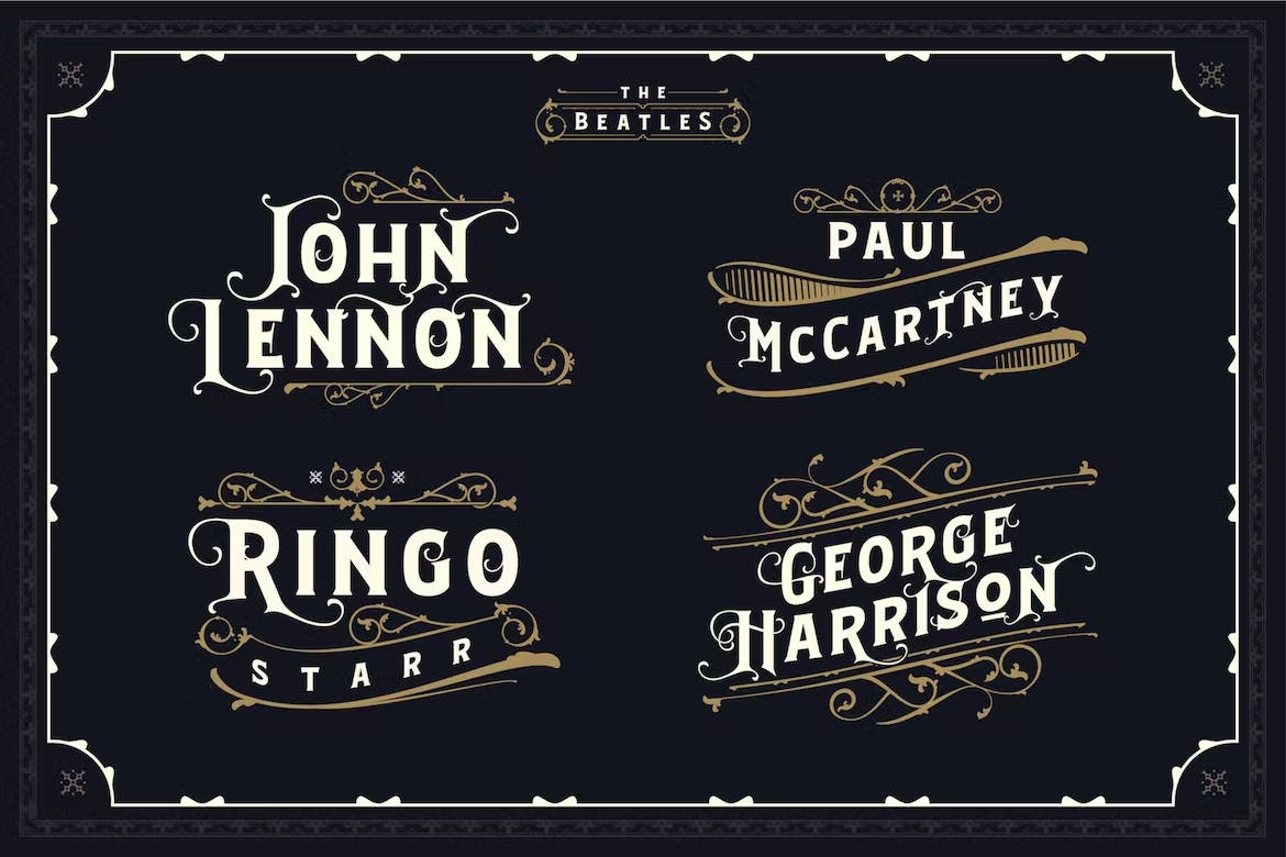The best fonts for your Vintage Logo Designs
