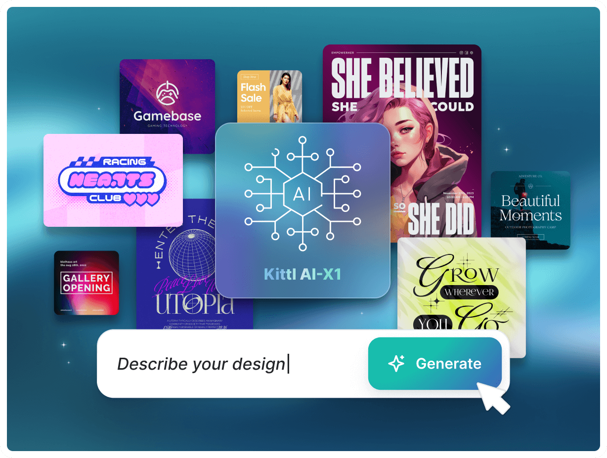 Kittl AI-X1 – The First Generative AI for Graphic Design