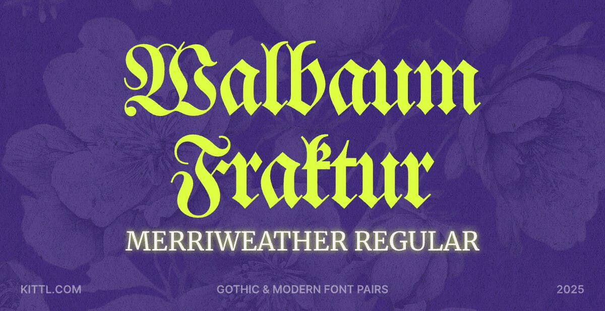The ultimate gothic font lists 2025: 38 typefaces worth your time ...
