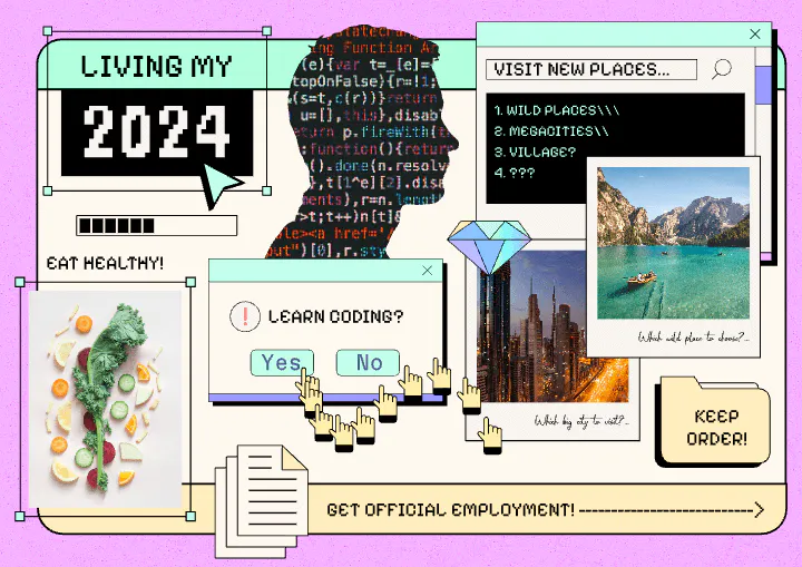 Free 2025 vision board templates for designers - Kittl Blog: Your ...