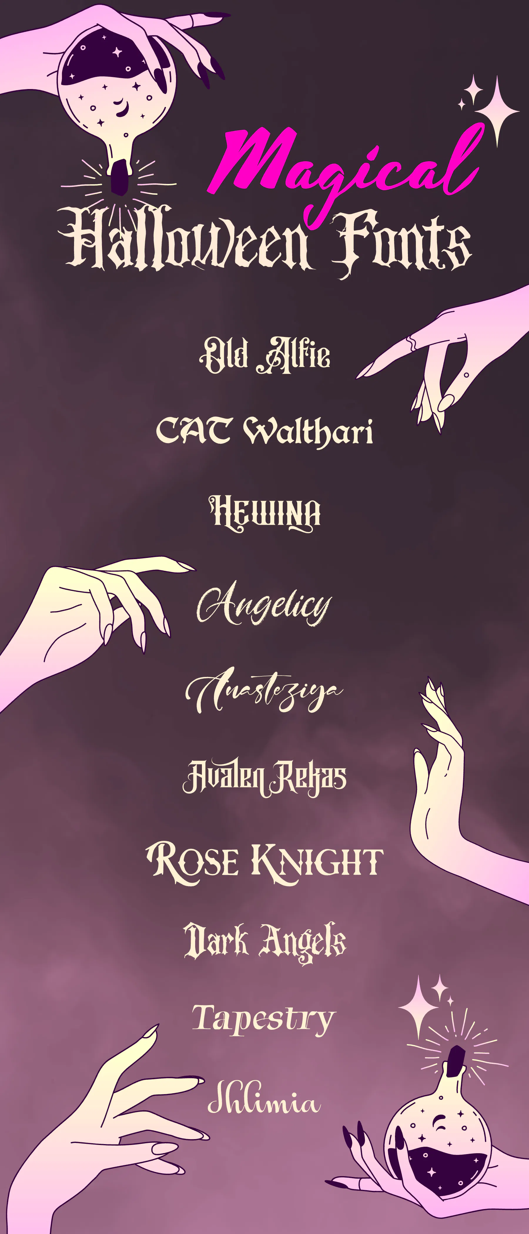 Free to use! 40+ Halloween fonts for spooky designs - Kittl Blog