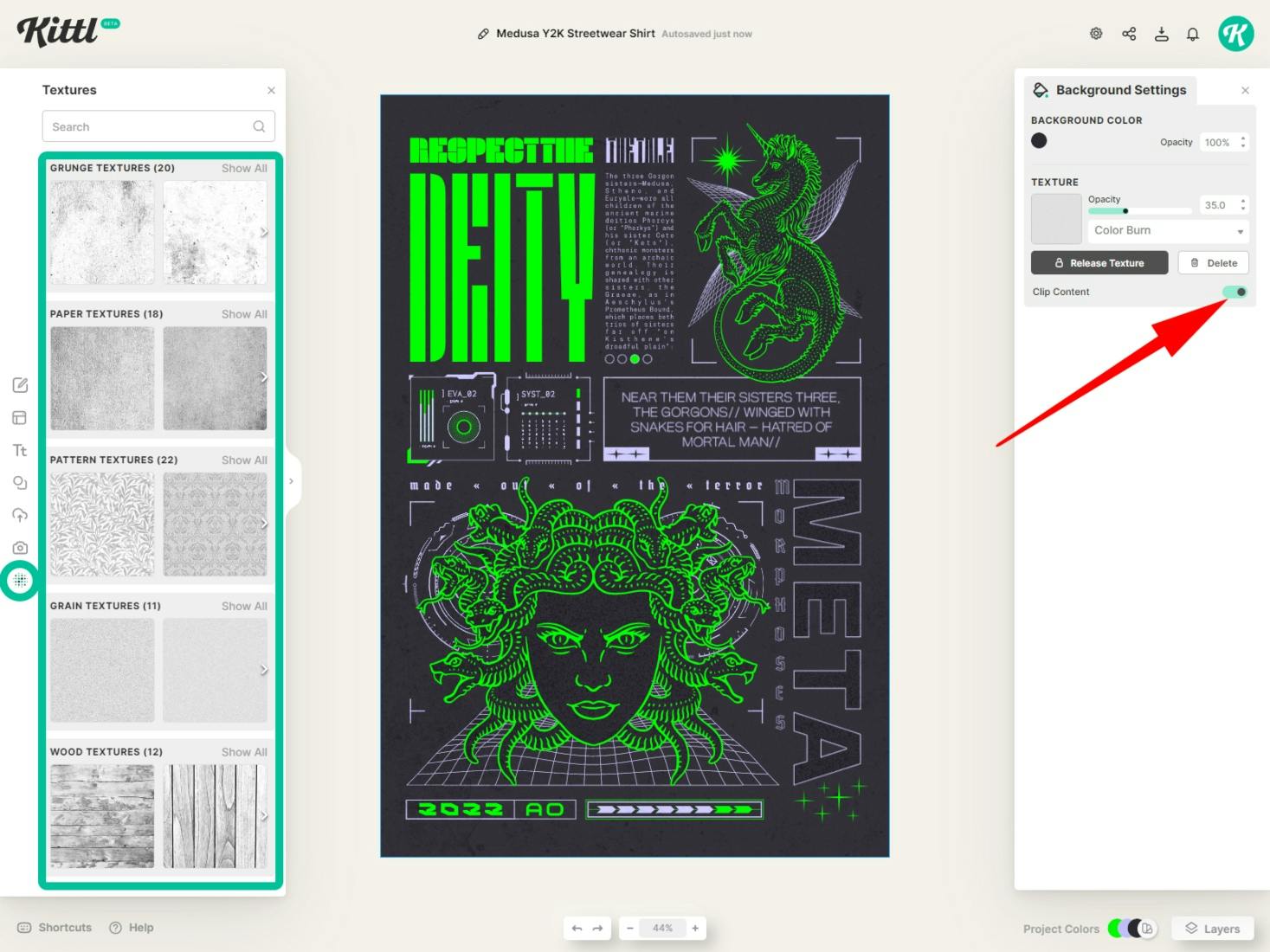Easily Make Y2k Streetwear Apparel Designs Kittl