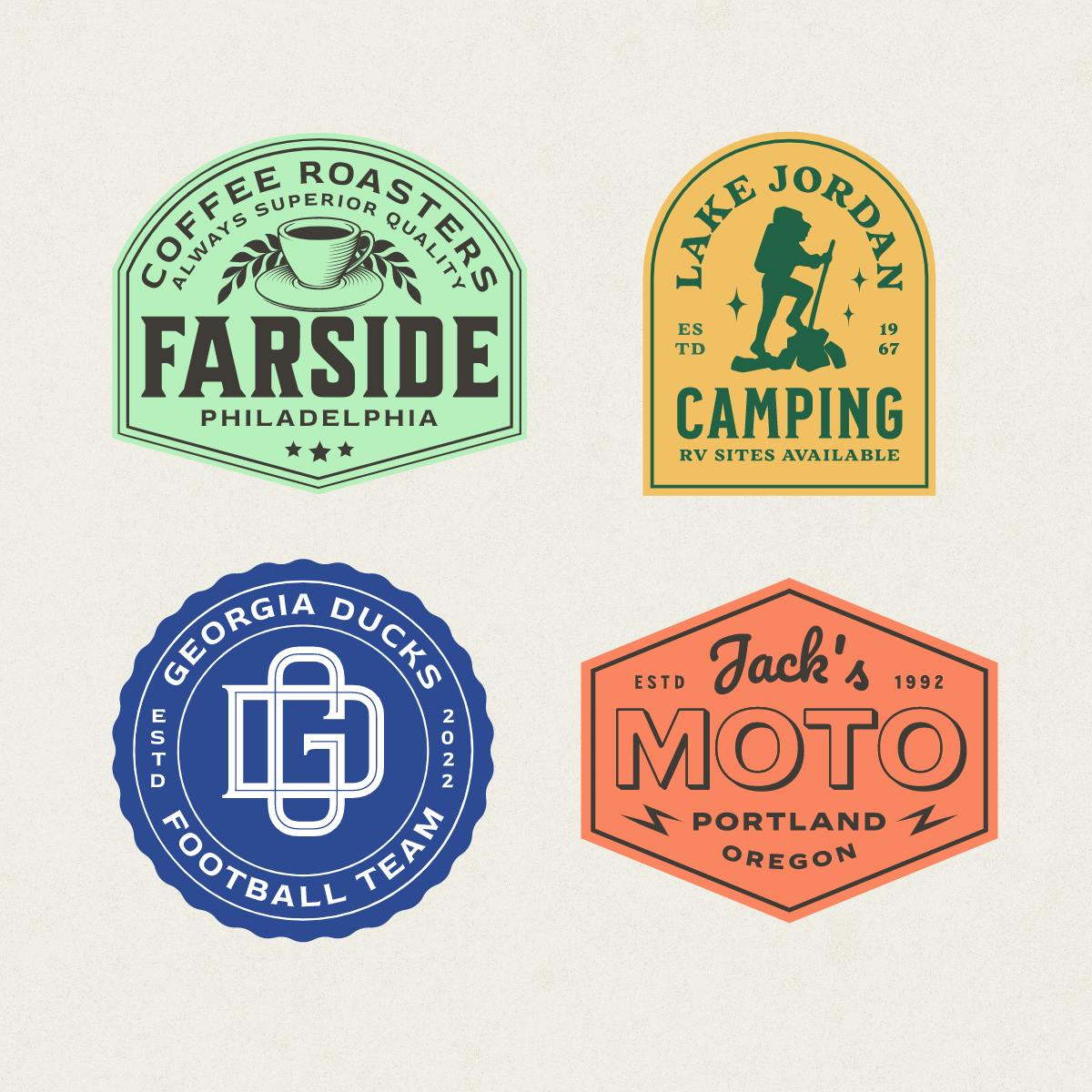 Easy Badge Logo Layouts Kittl