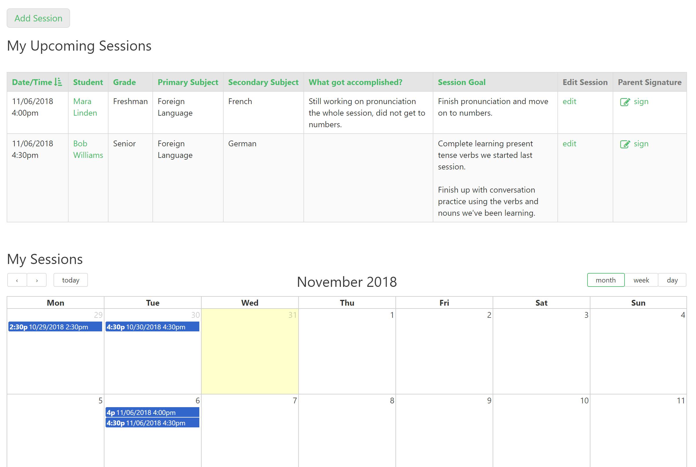 Tutor Database Online: Manage Operations with Our Tutor Schedule Software