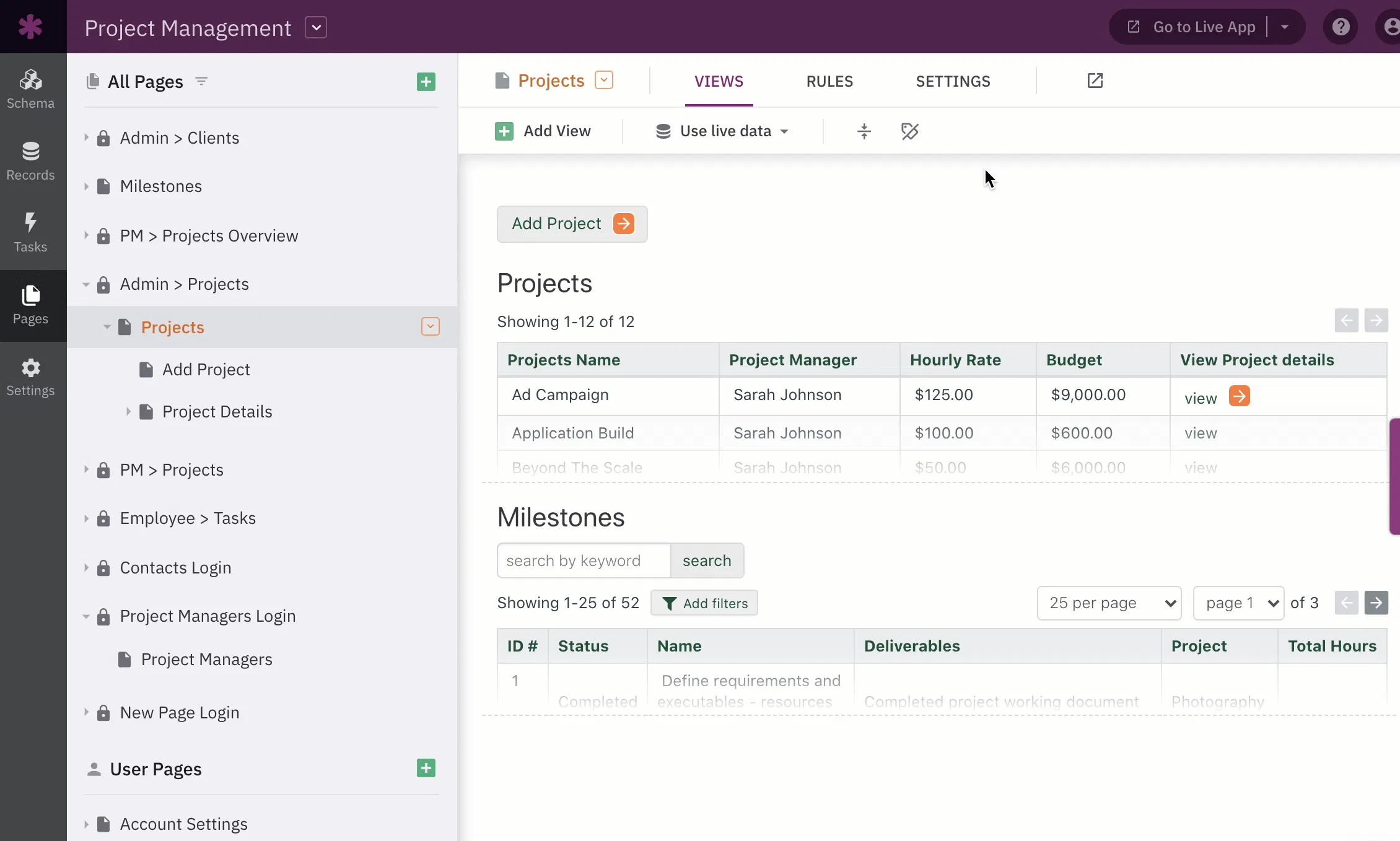 Inline Editing Record Rules and Builder Page Preview UI updates ...