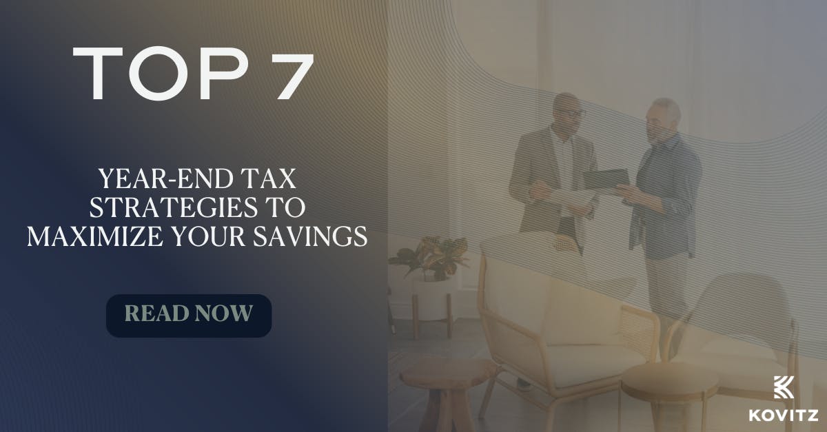 Insights | 7 Tax Strategies for 2023 Year-End to Maximize Your Savings