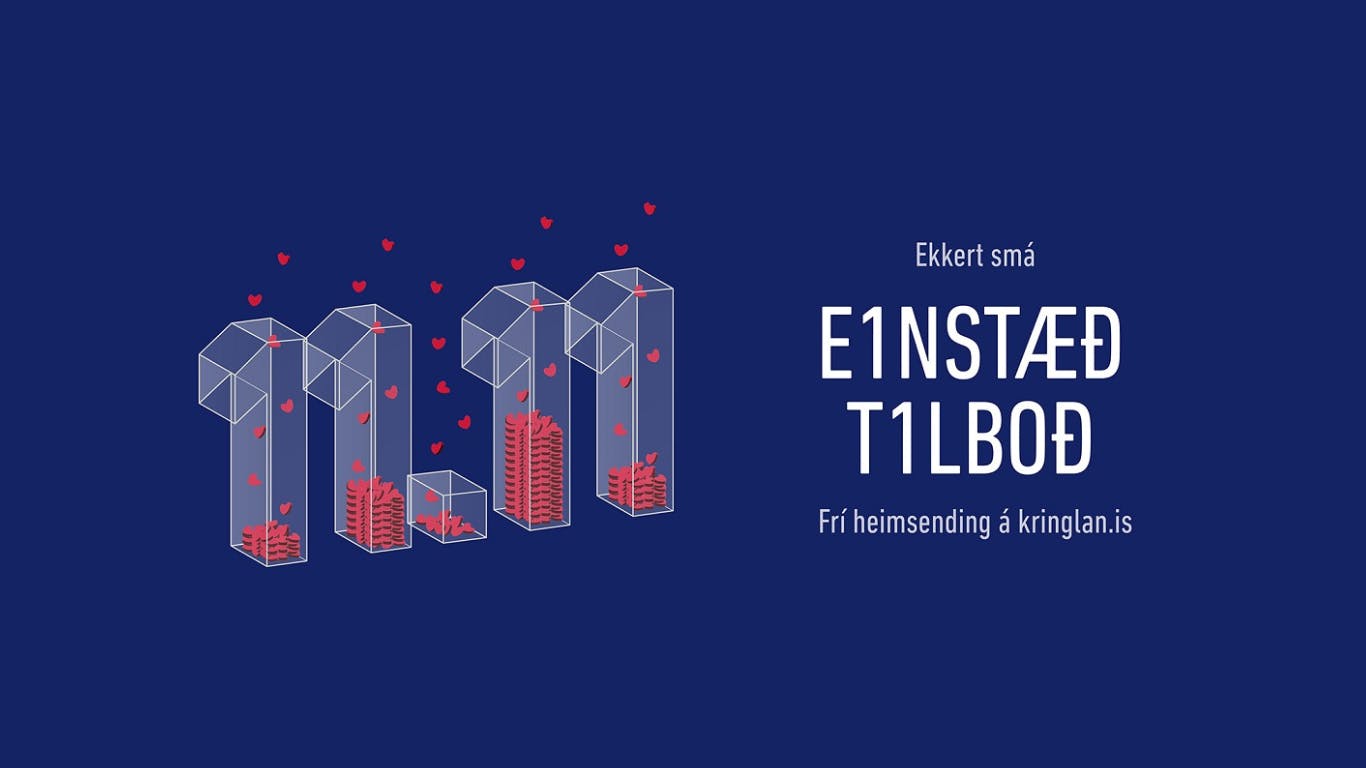 Singles Day í Kringlunni og á netverslun Kringlan.is