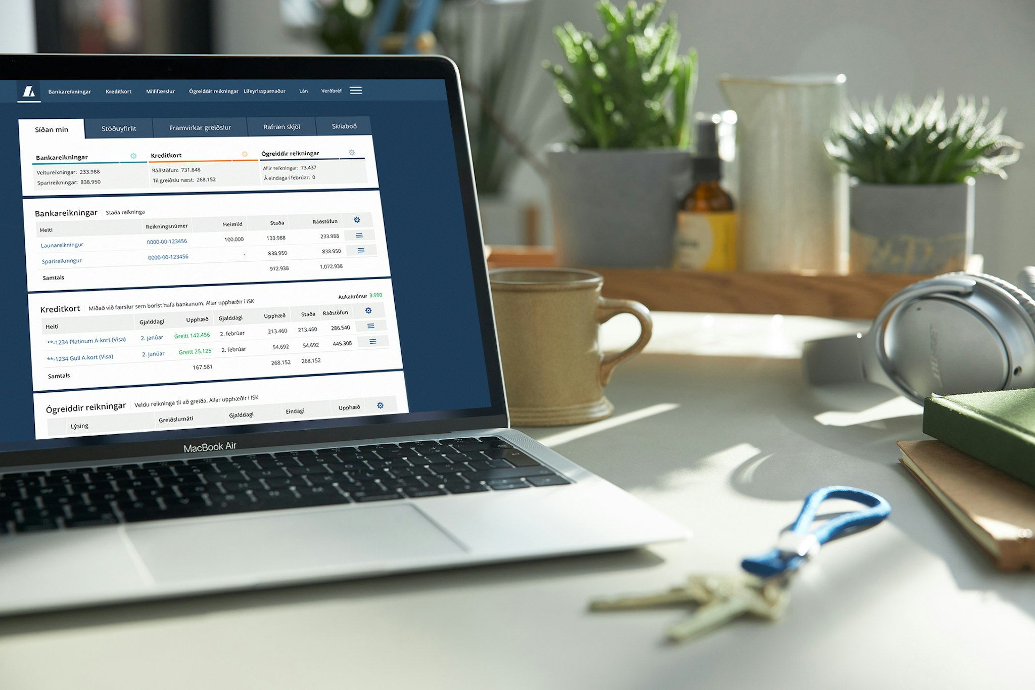 Online banking - Your own bank branch - Landsbankinn.is