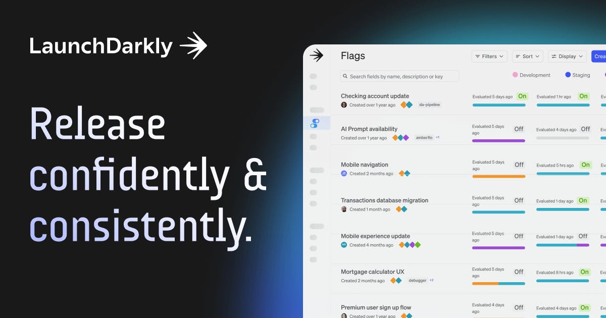 Release confidently and consistently. | LaunchDarkly