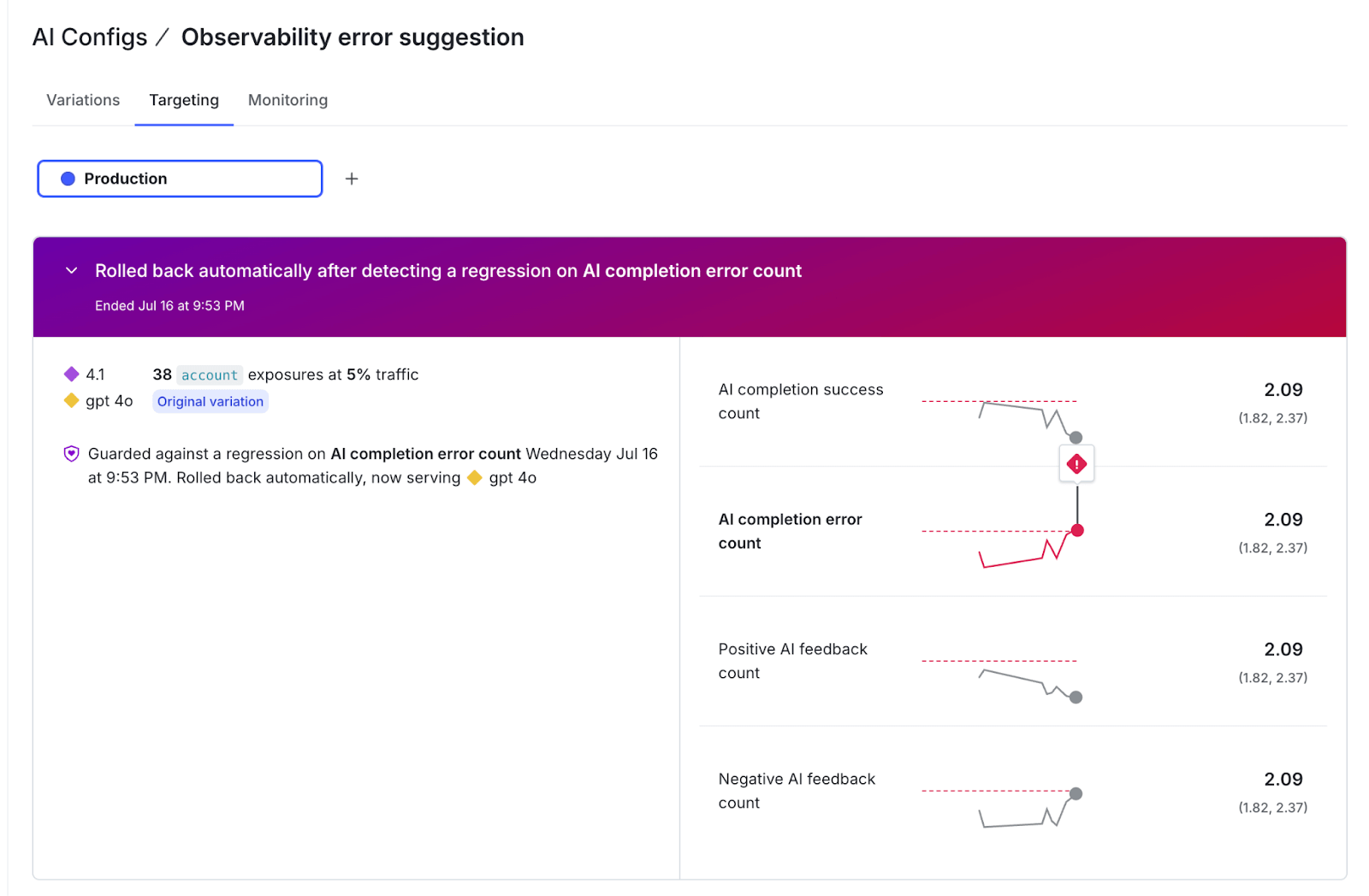 Guarded Rollouts for AI Configs | LaunchDarkly