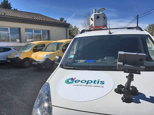Geoptis analyses the roads in Thiers | La Poste Groupe