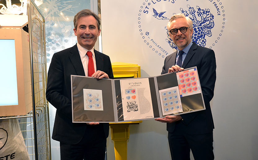 Timbre Cœur Saint-Valentin : la manufacture Saint-Louis à l’honneur ...