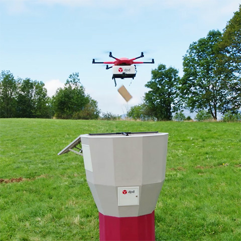 DPD France opens a delivery line by drone in Isère | La Poste Groupe