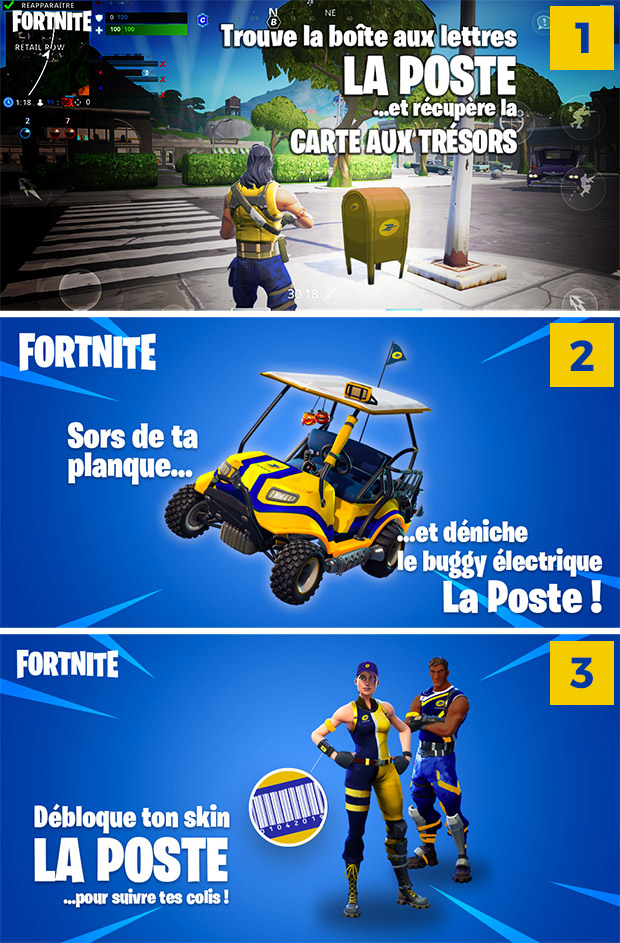 La Poste propose un skin et le suivi des colis dans Fortnite # ...