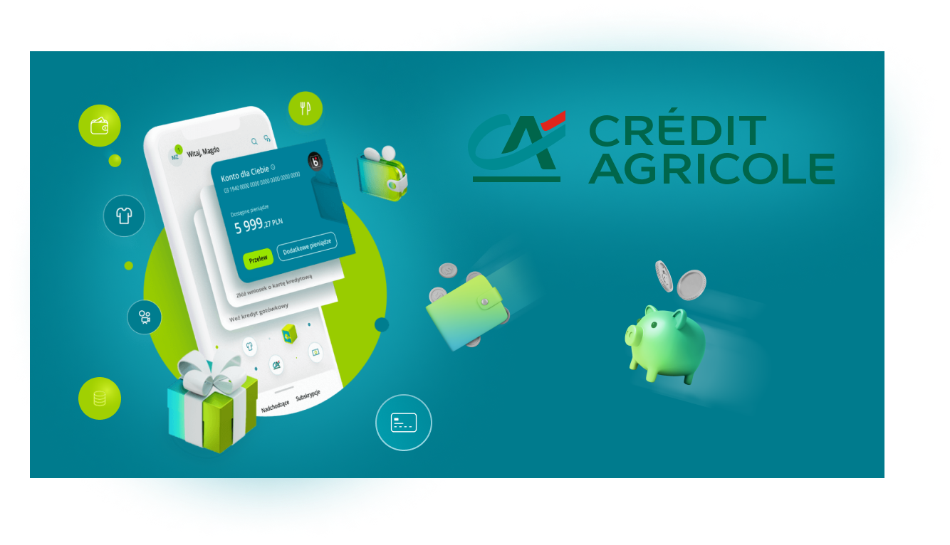 CA24 Mobile - modern banking app in Flutter for retail clients