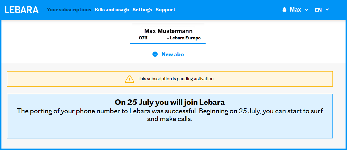 Lebara - Port your number immediately