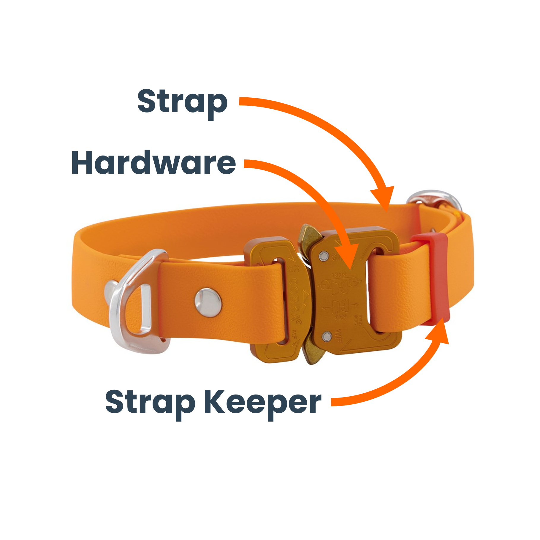 Cobra & Fidlock Dog Collar | BioThane® | Made in NZ