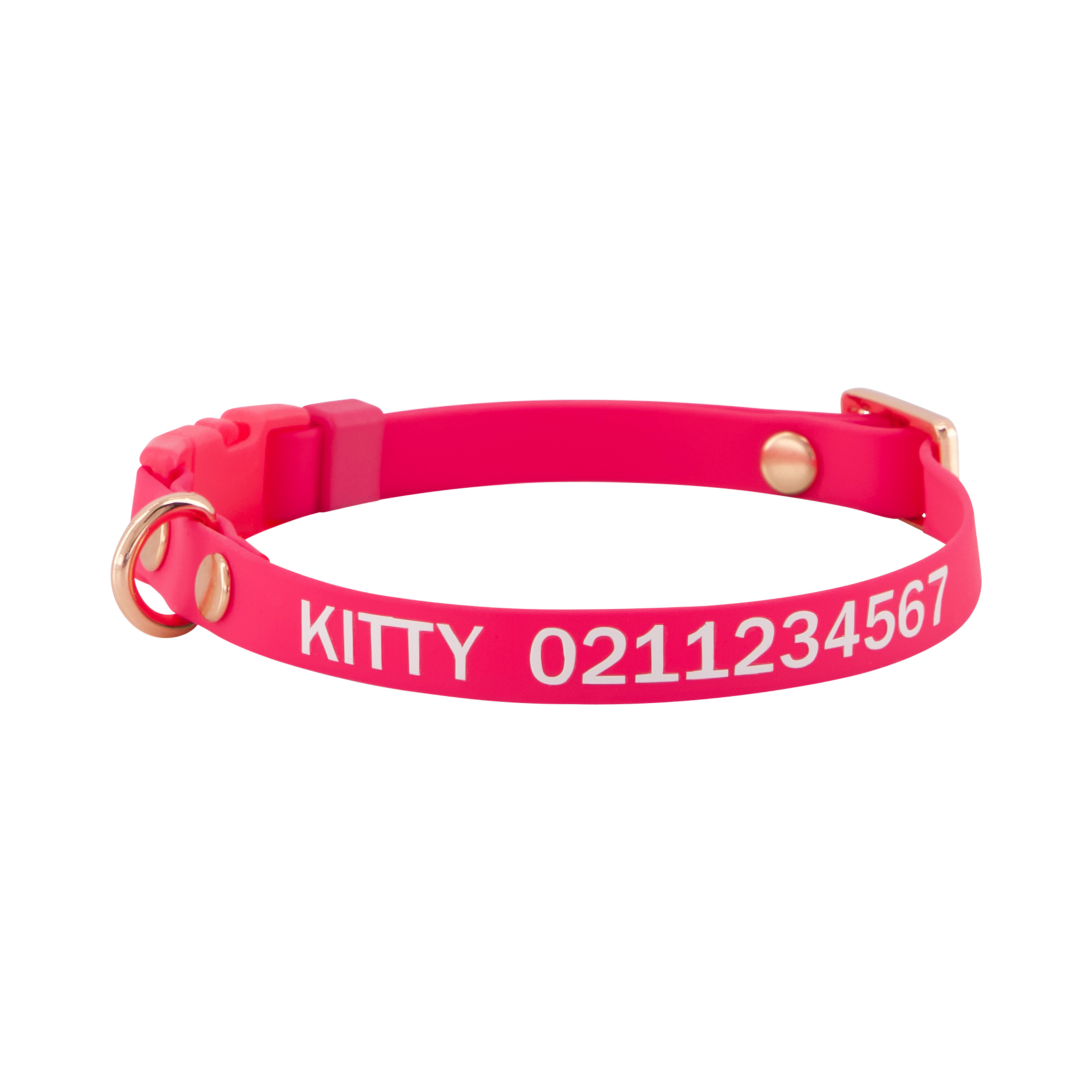 Cat Personalised Collar | BioThane® | Made in NZ