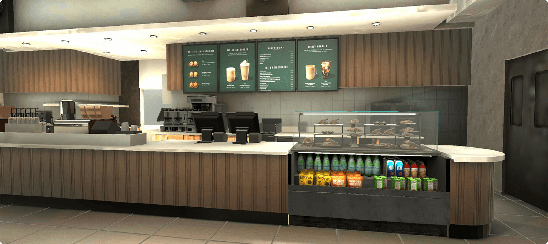 Starbucks Counter Layout
