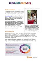 Microfinance from CARE International UK