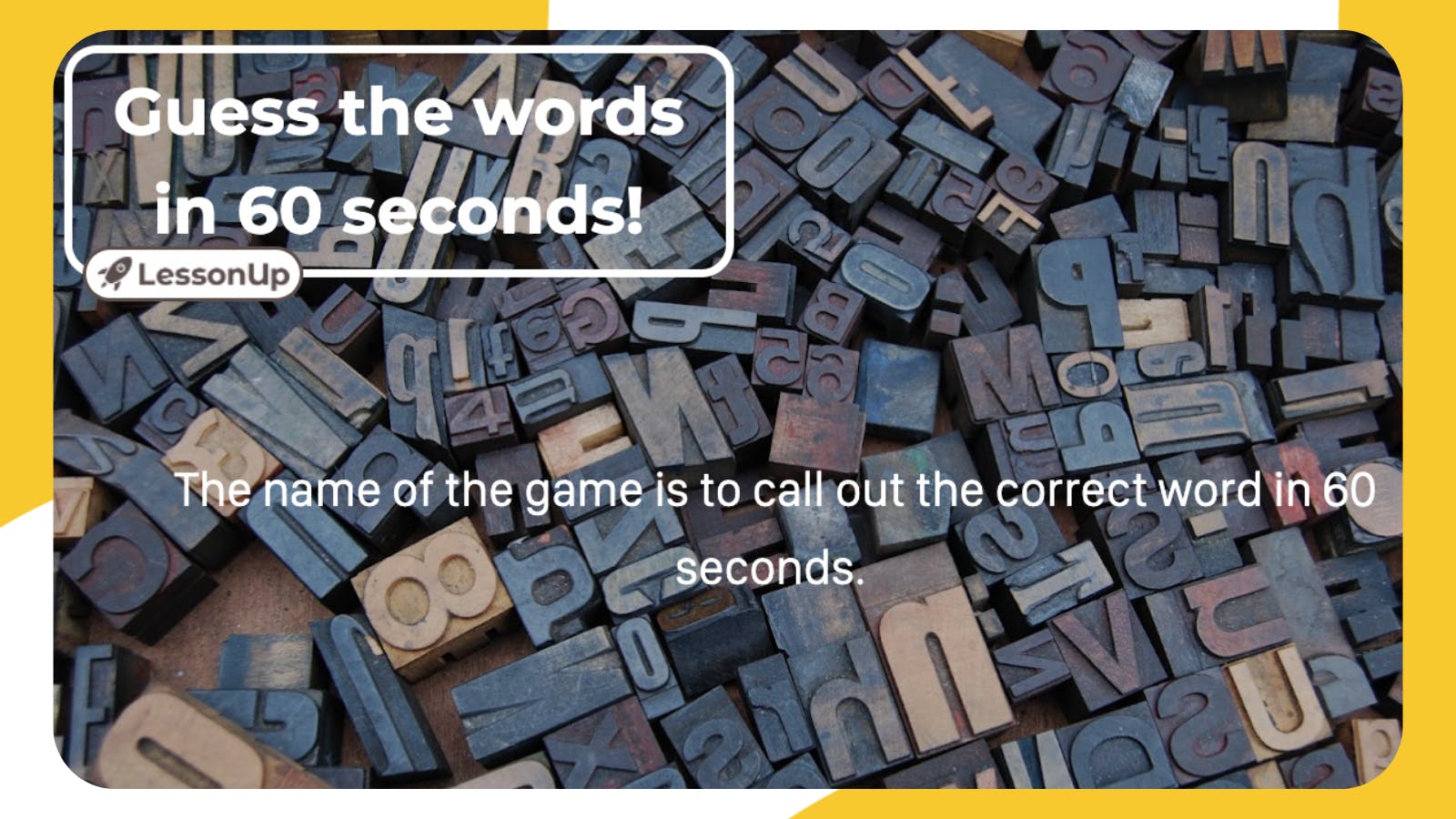 LessonUp | Learning technique 'Guess the words!'