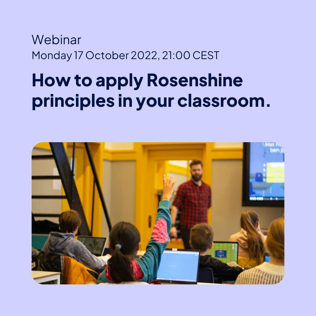 Webinars about online teaching - LessonUp