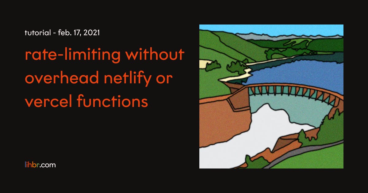 Simple Rate Limiting For Netlifyvercel Functions Lihbr
