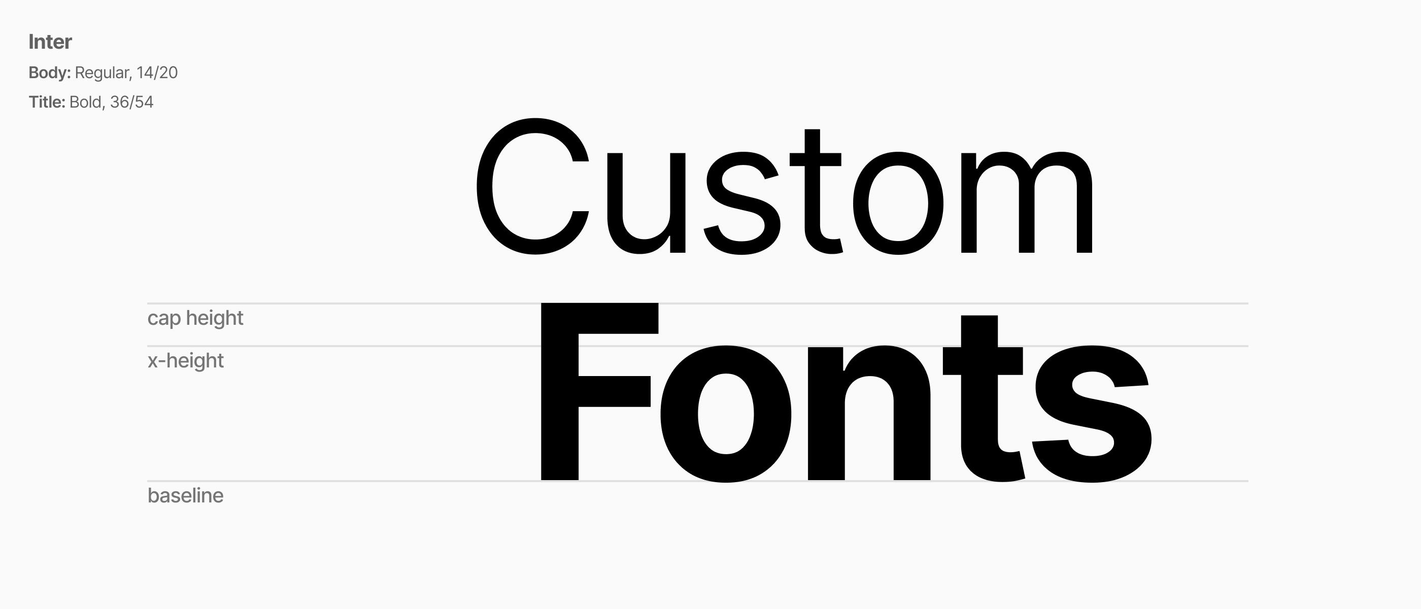 Custom Fonts custom-fonts