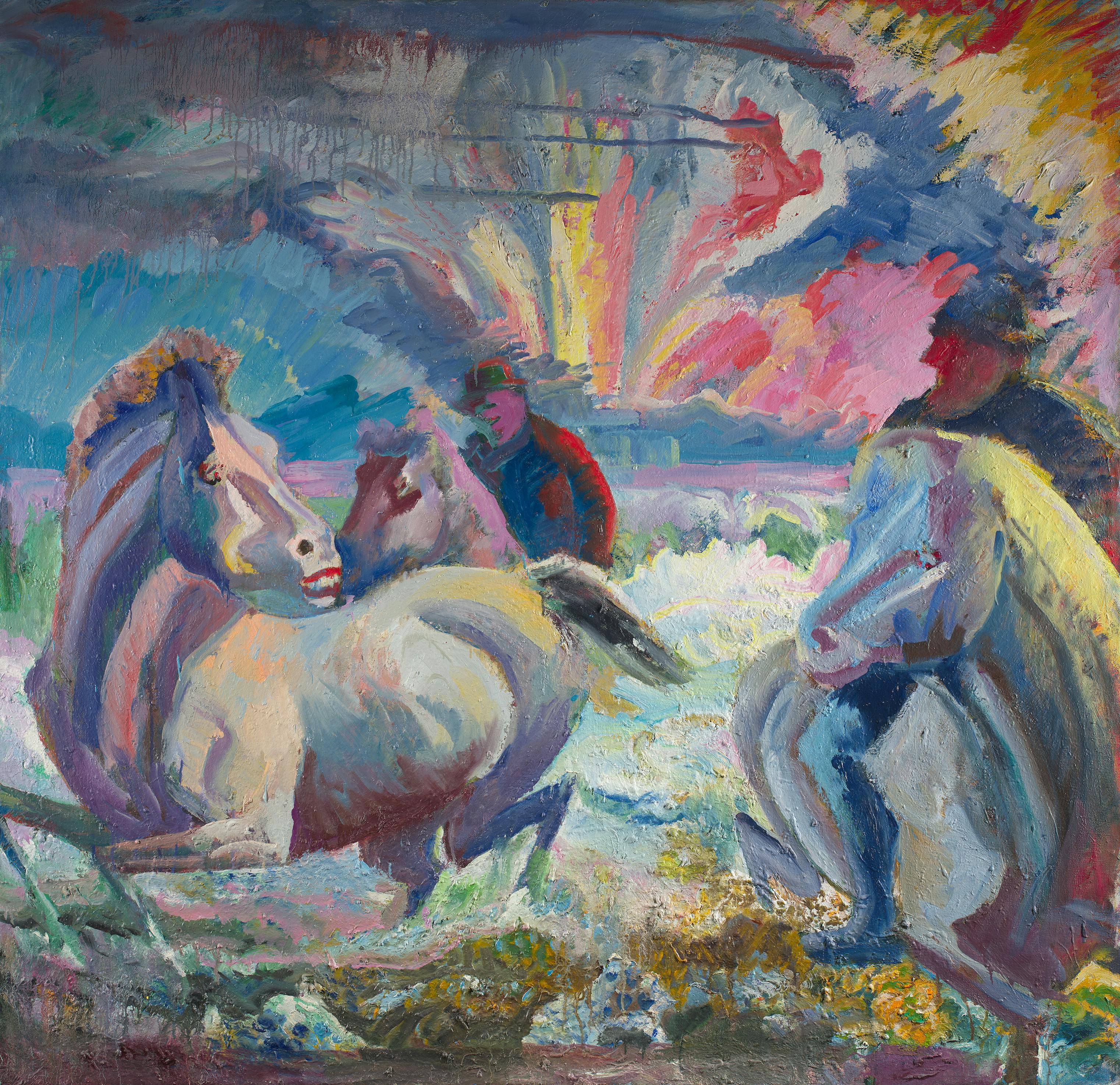 Flótti undan eldgosi – skissur og málverk eftir Ásgrím Jónsson ...