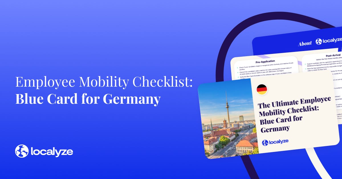 Ultimate Employee Mobility Checklist: German EU Blue Card