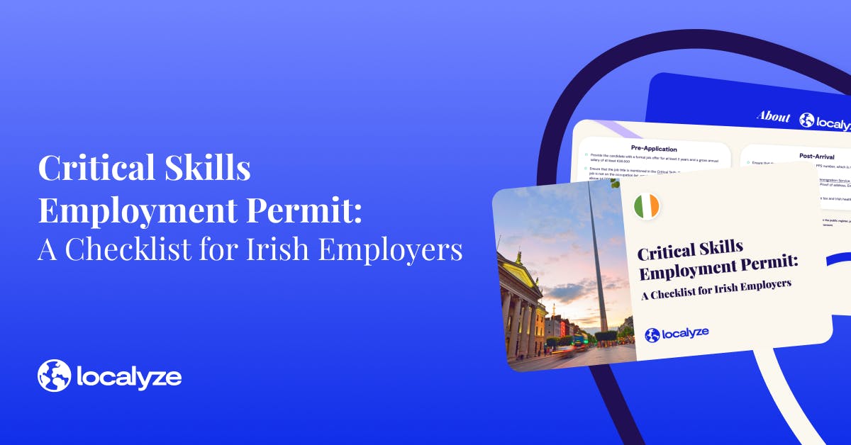 Checklist: Irish Critical Skills Employment Permit