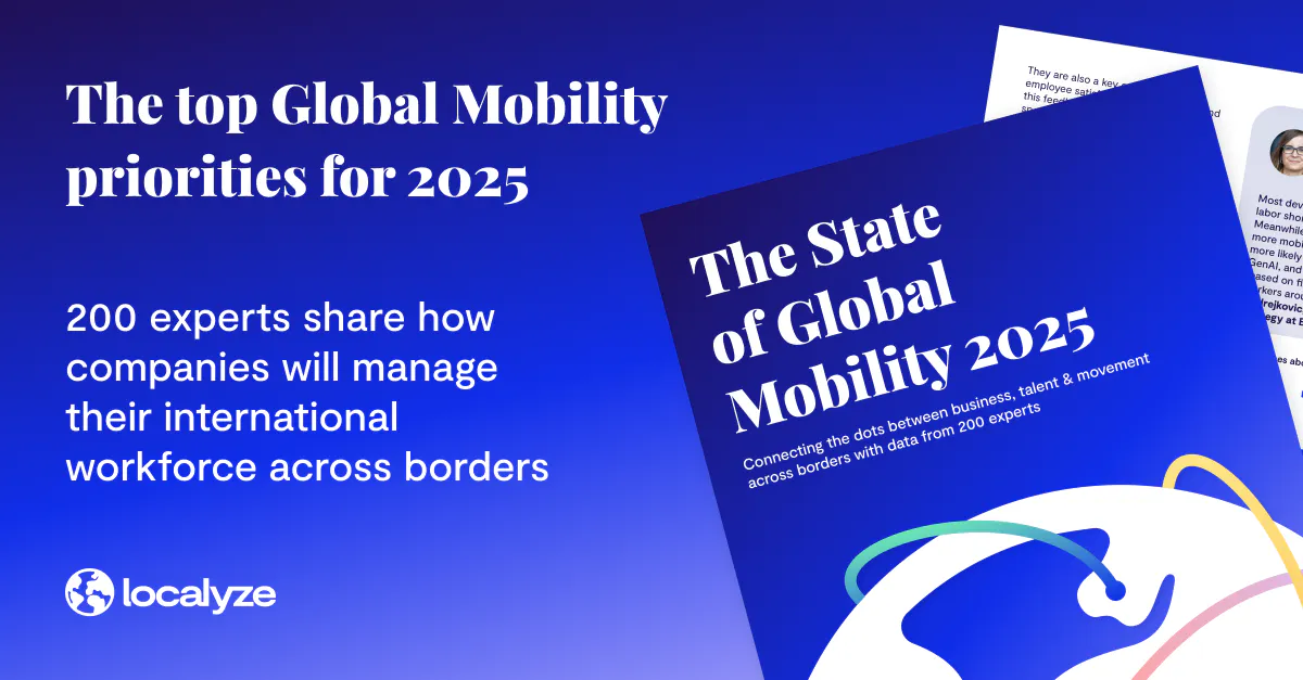 Report: The state of Global Mobility 2025 | Localyze