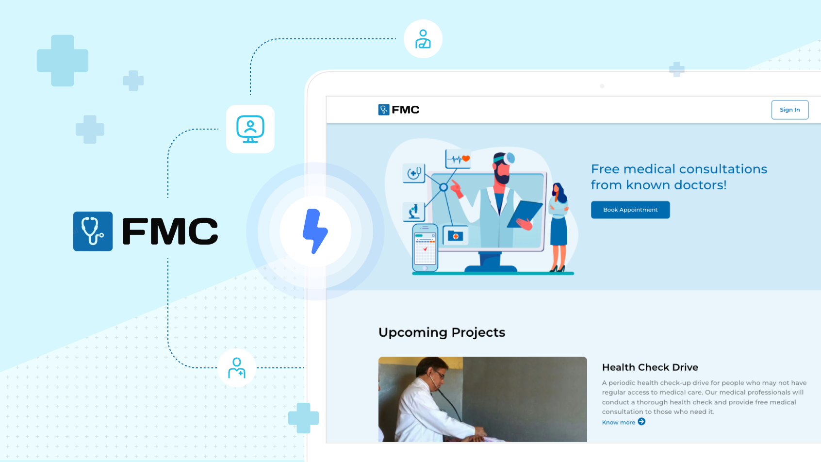 SpringCT utilized Locofy.ai to develop the Free Medical Consultation ...