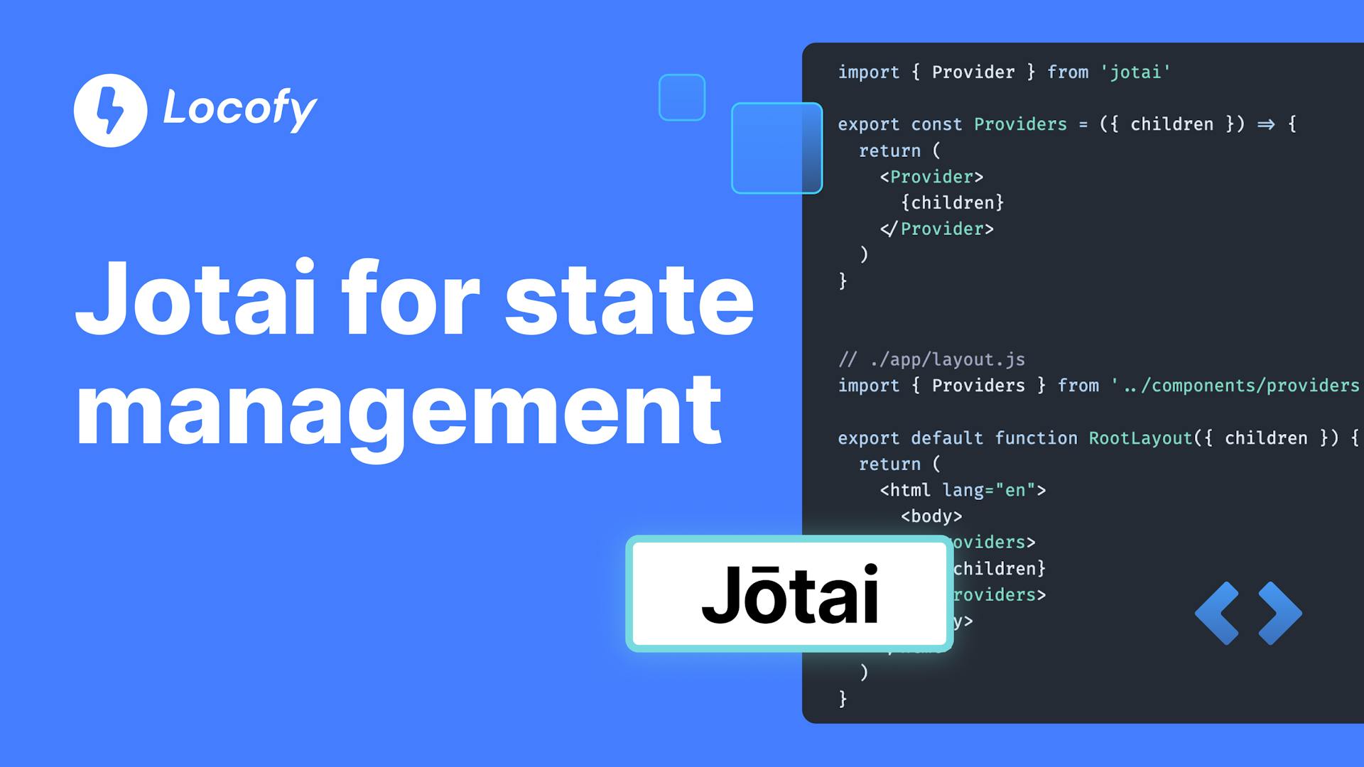 Jotai for state management
