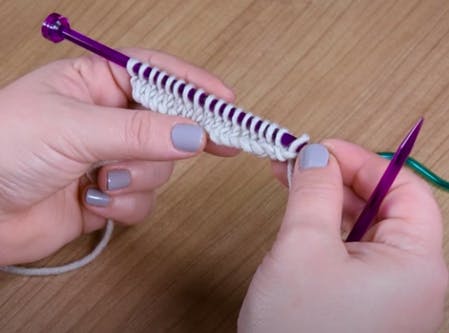 How to knit honeycomb stitch | LoveCrafts