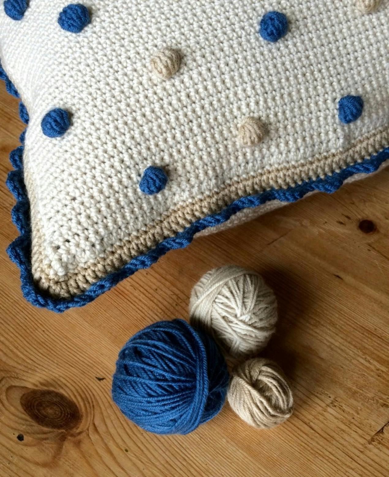 Crochet club: Beautiful bobble cushion | LoveCrafts