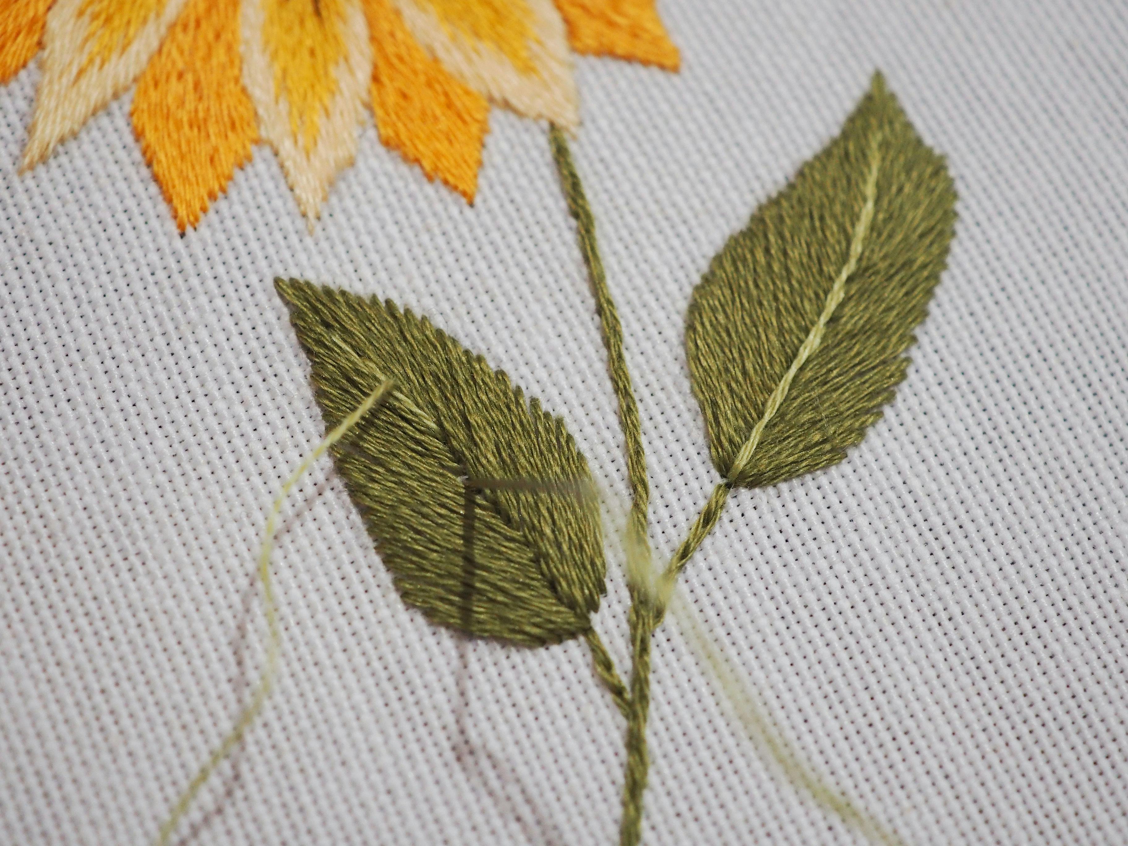 Free Sunflower Embroidery Tutorial | LoveCrafts