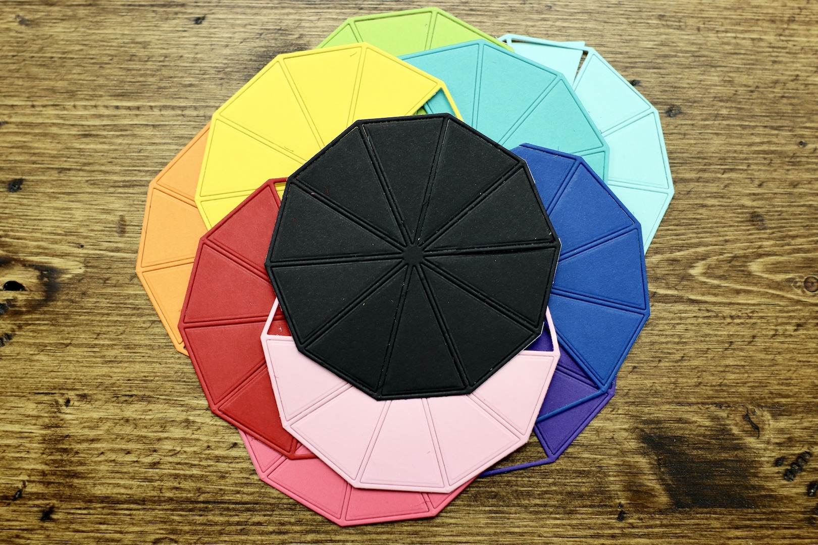Three ways to create awesome rainbow elements with cardstock | LoveCrafts