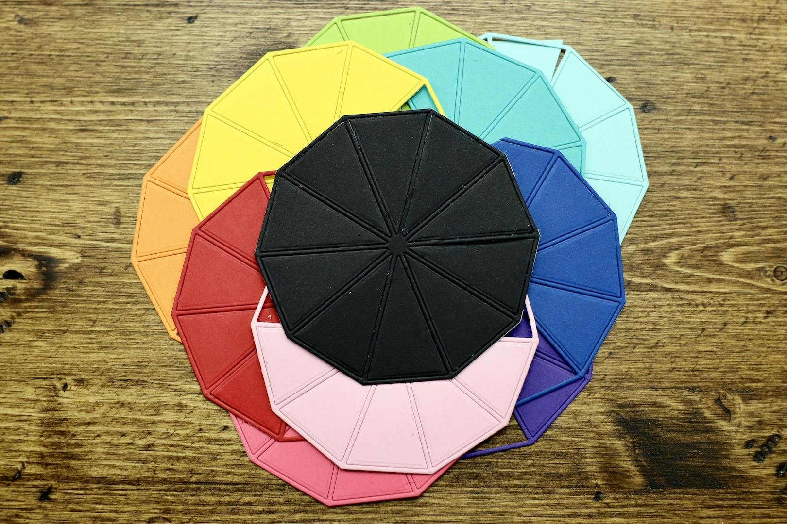 Three ways to create awesome rainbow elements with cardstock | LoveCrafts