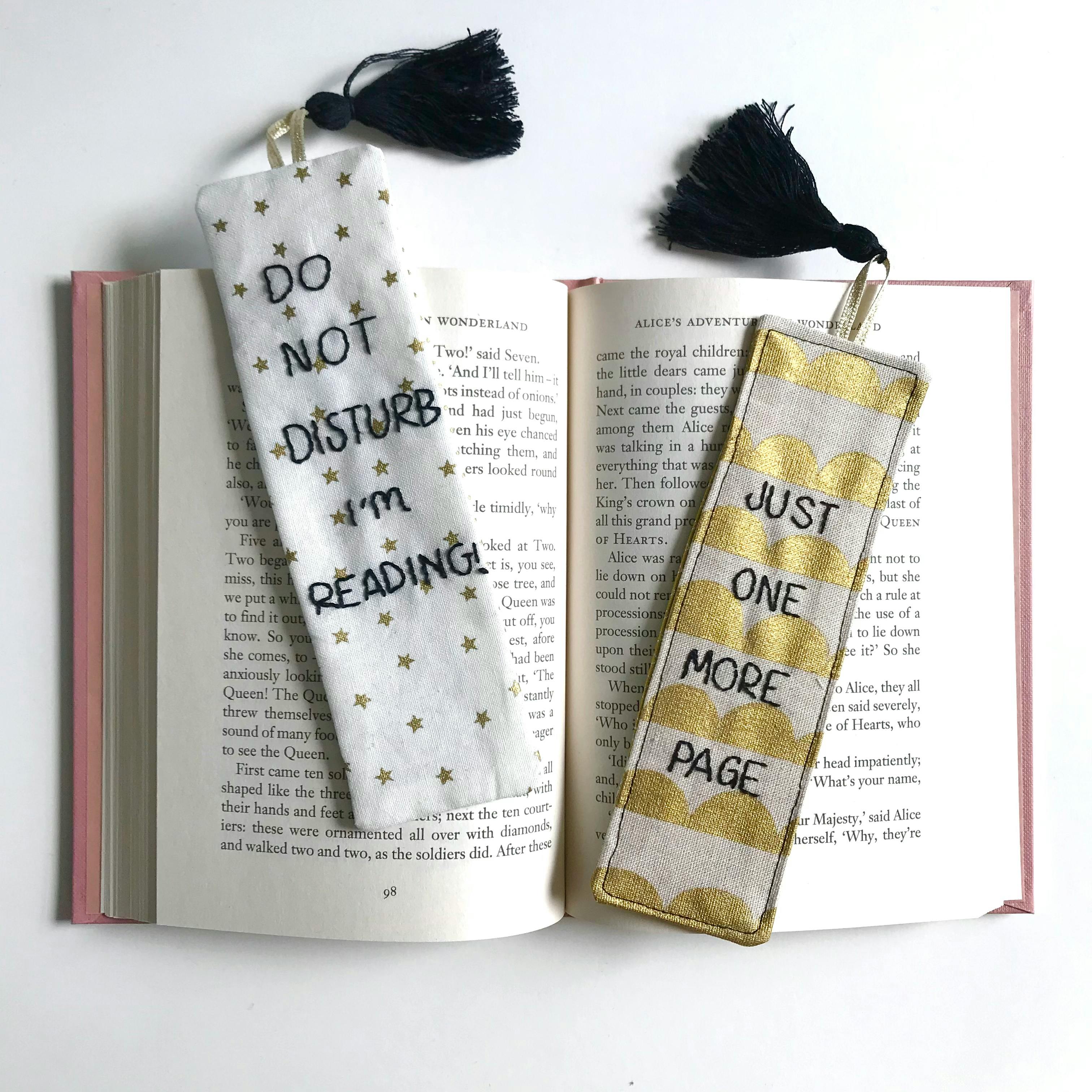 Make and embroider a bookmark every book lover will adore! | LoveCrafts