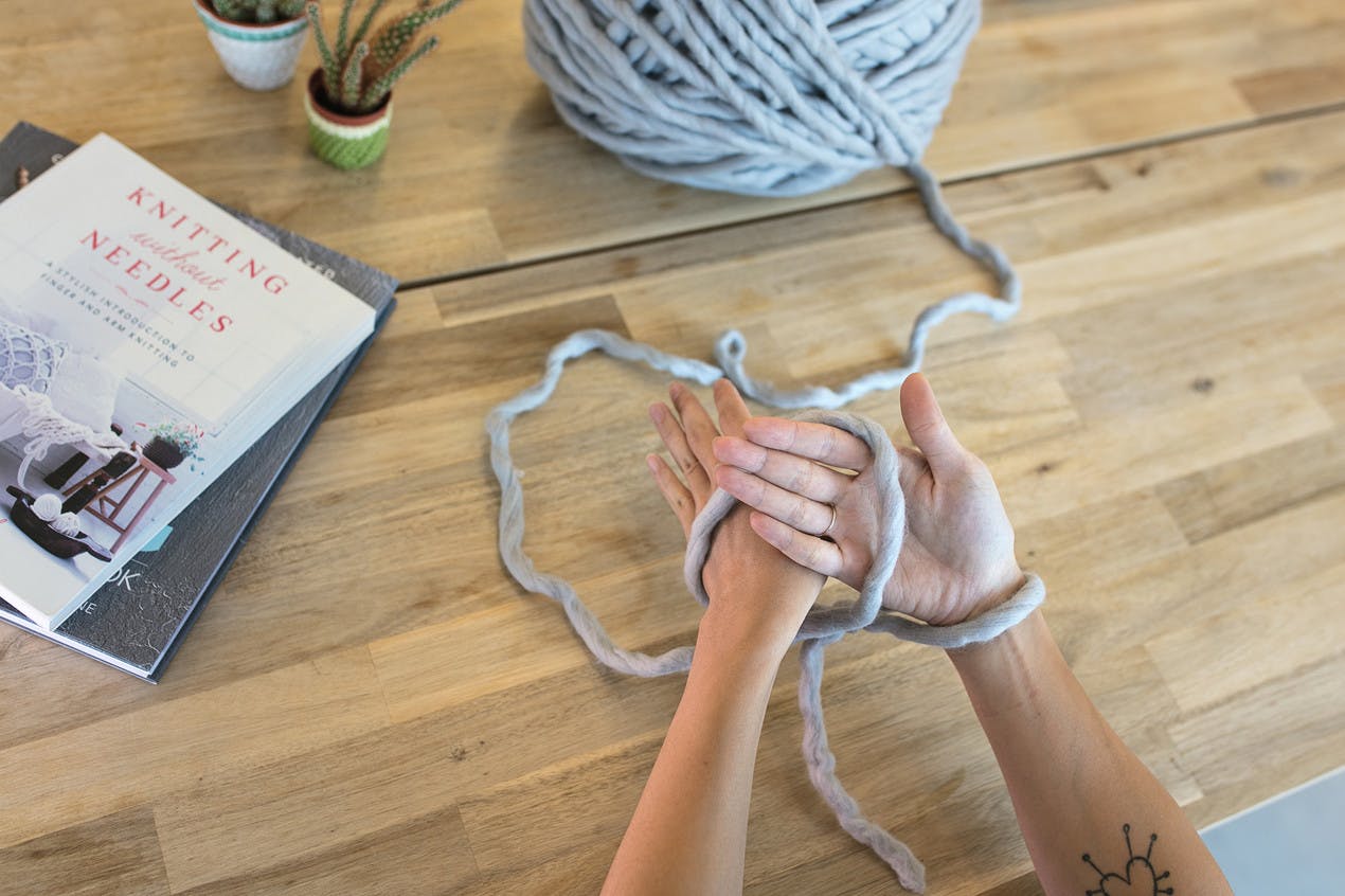 Step-by-Step Guide to Arm Knitting | LoveCrafts