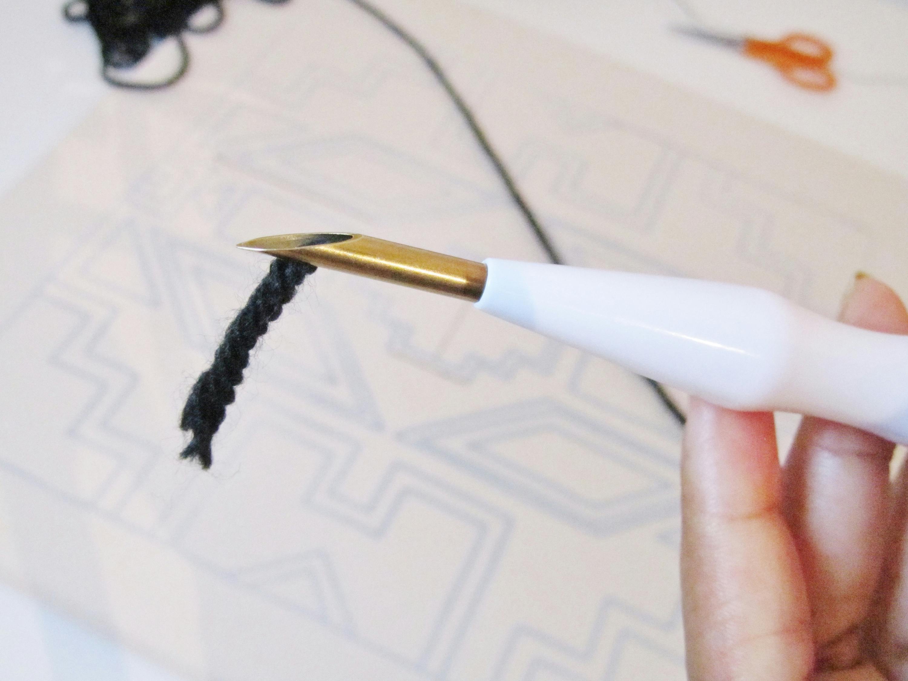 Geometric punch needle pattern tutorial | LoveCrafts