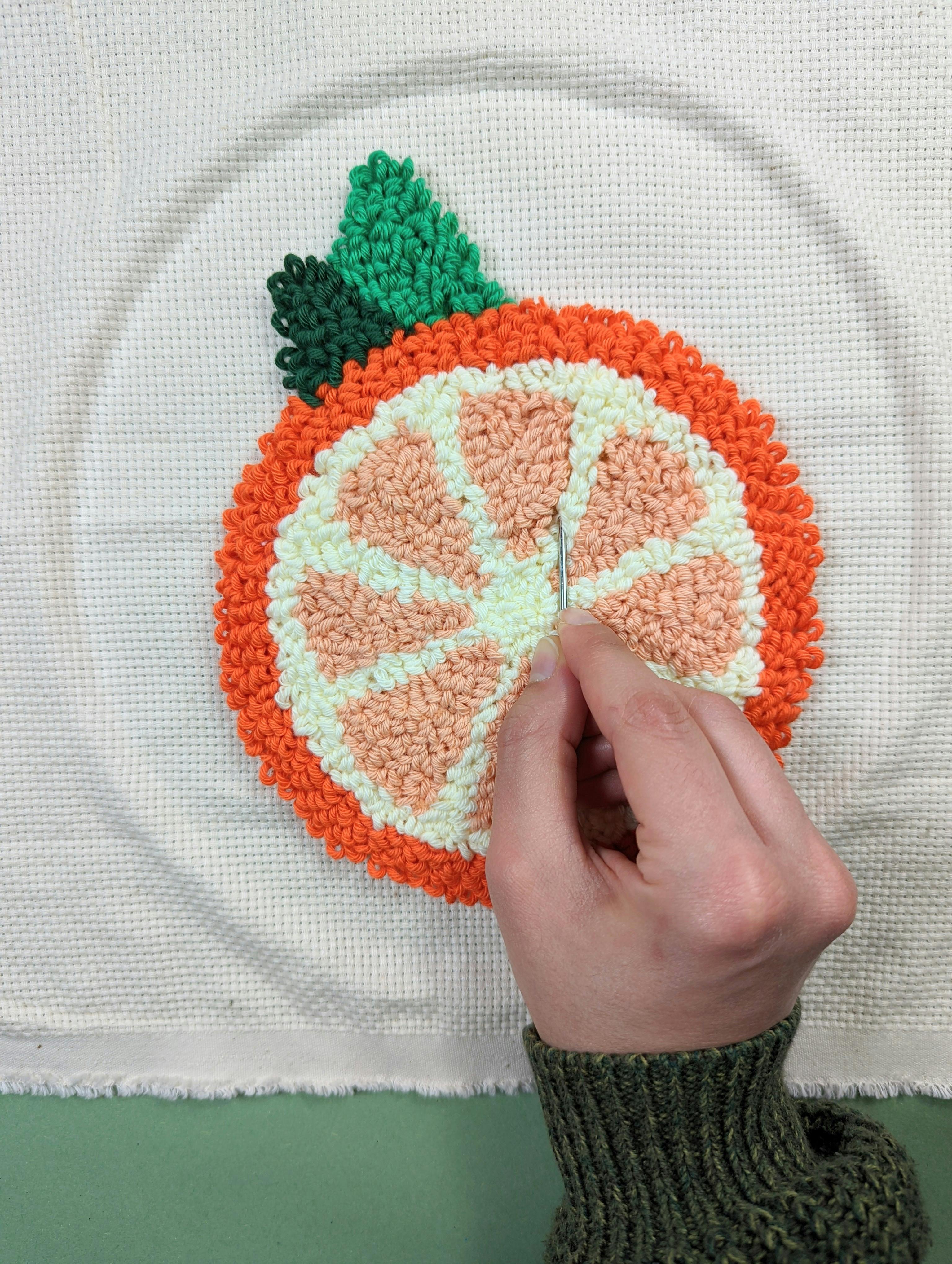 How to Make Punch Needle Coasters + FREE Pattern! | LoveCrafts