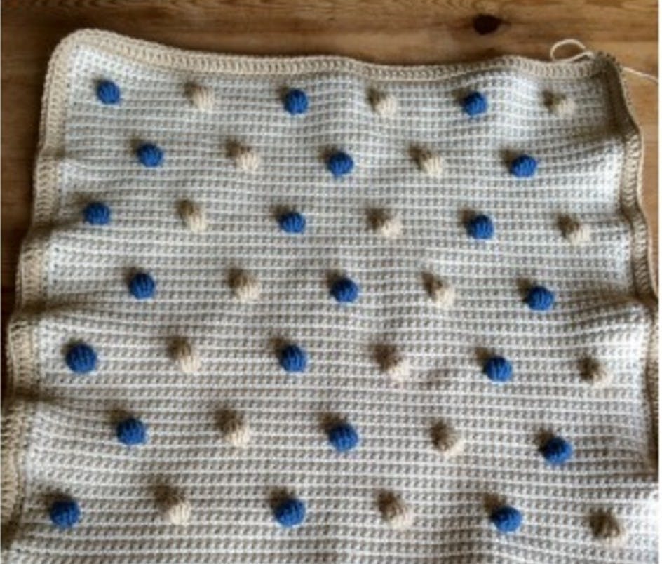 Crochet club: Beautiful bobble cushion | LoveCrafts