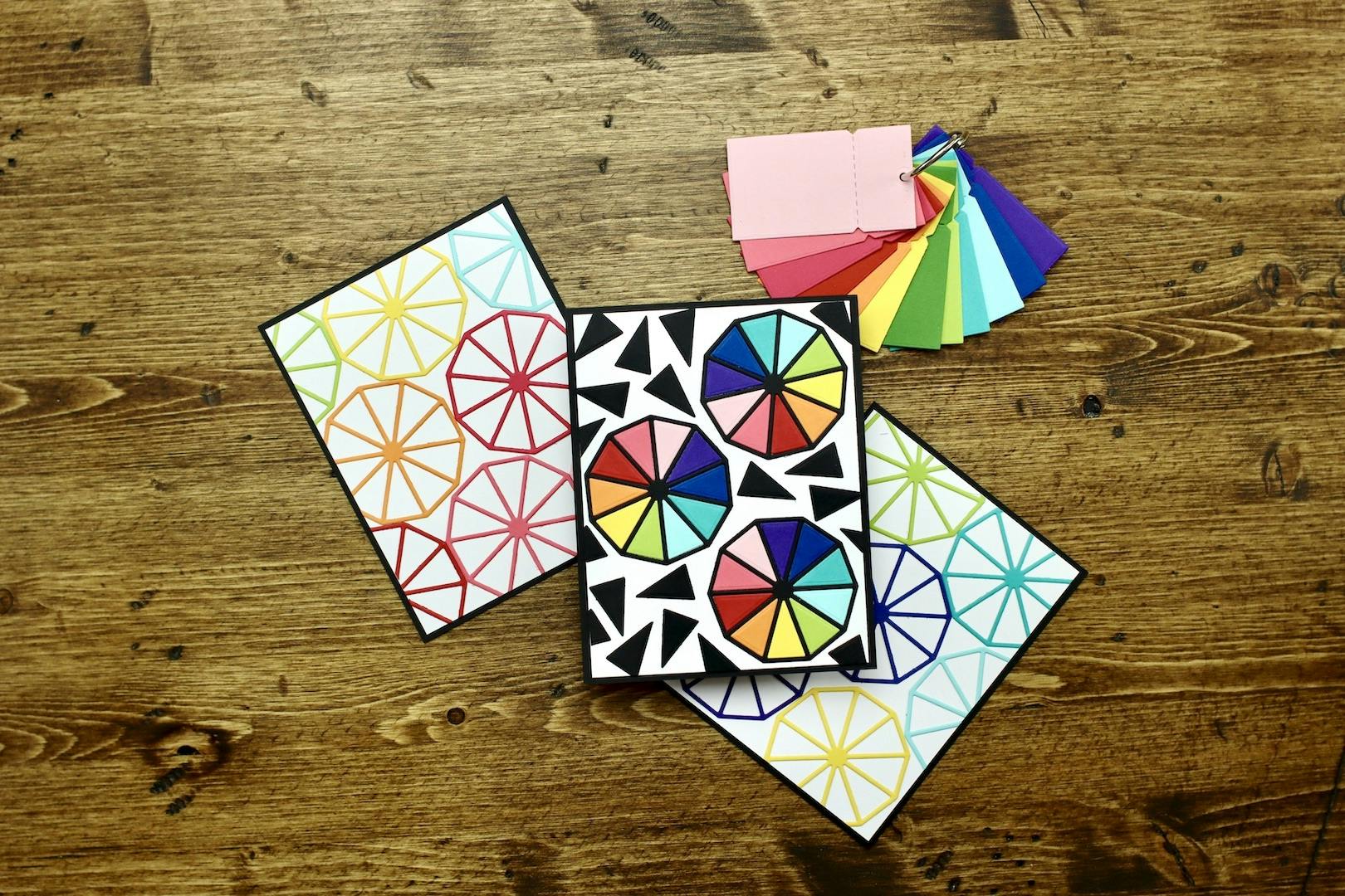 Three ways to create awesome rainbow elements with cardstock | LoveCrafts